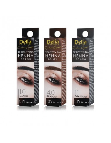 henna do brwi, henna, henna delia, eyebrow expert, polska henna